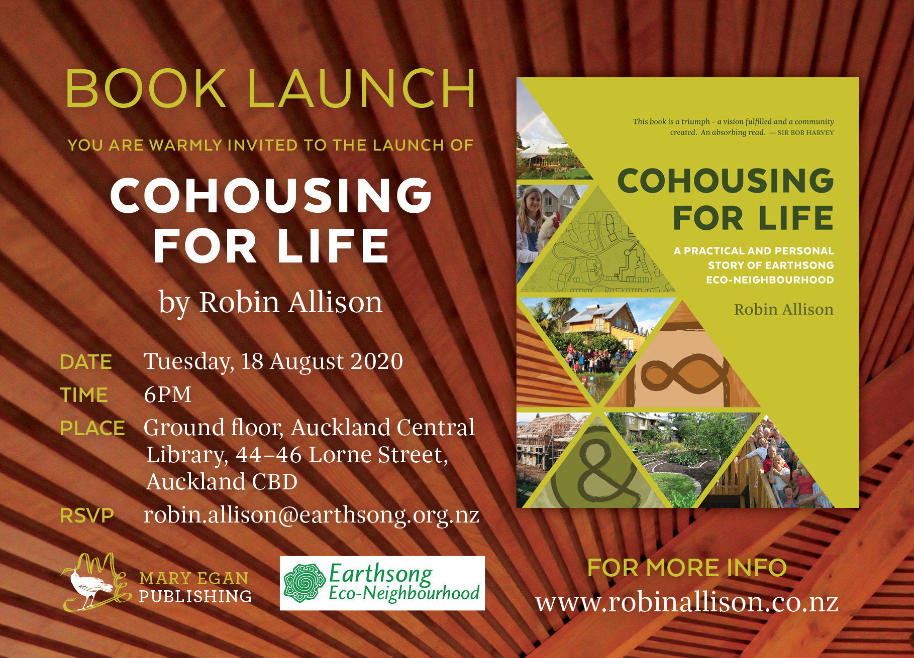 Book Launch Robin Allison
